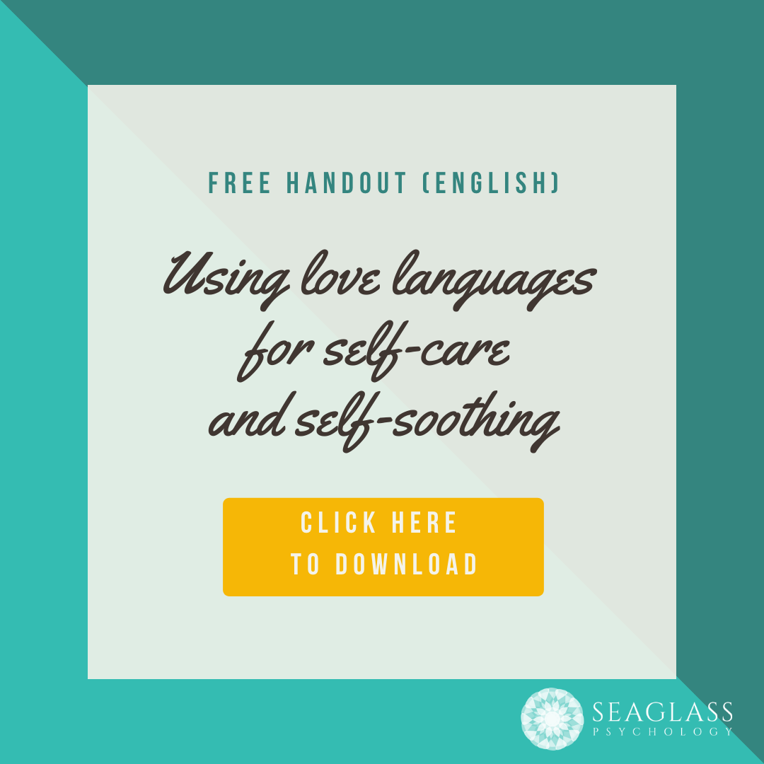 HANDOUT: Using Love Languages for Self-Care and Self-Soothing ...